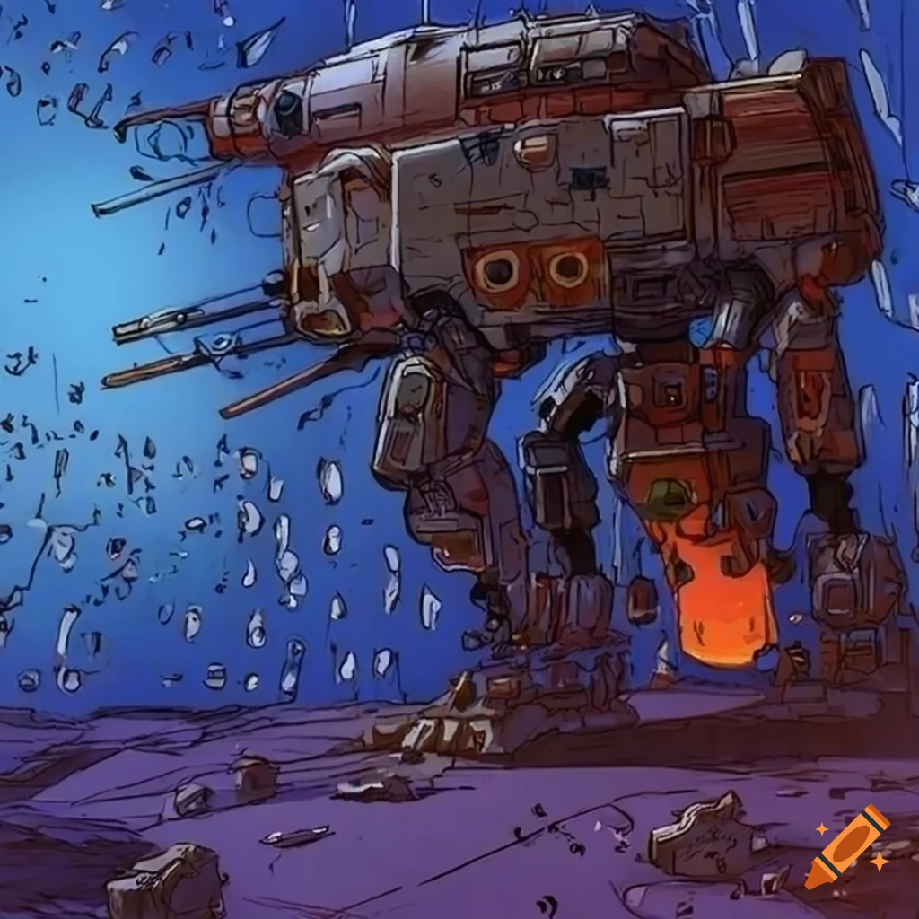 Ultra sharp moebius space mech art on Craiyon
