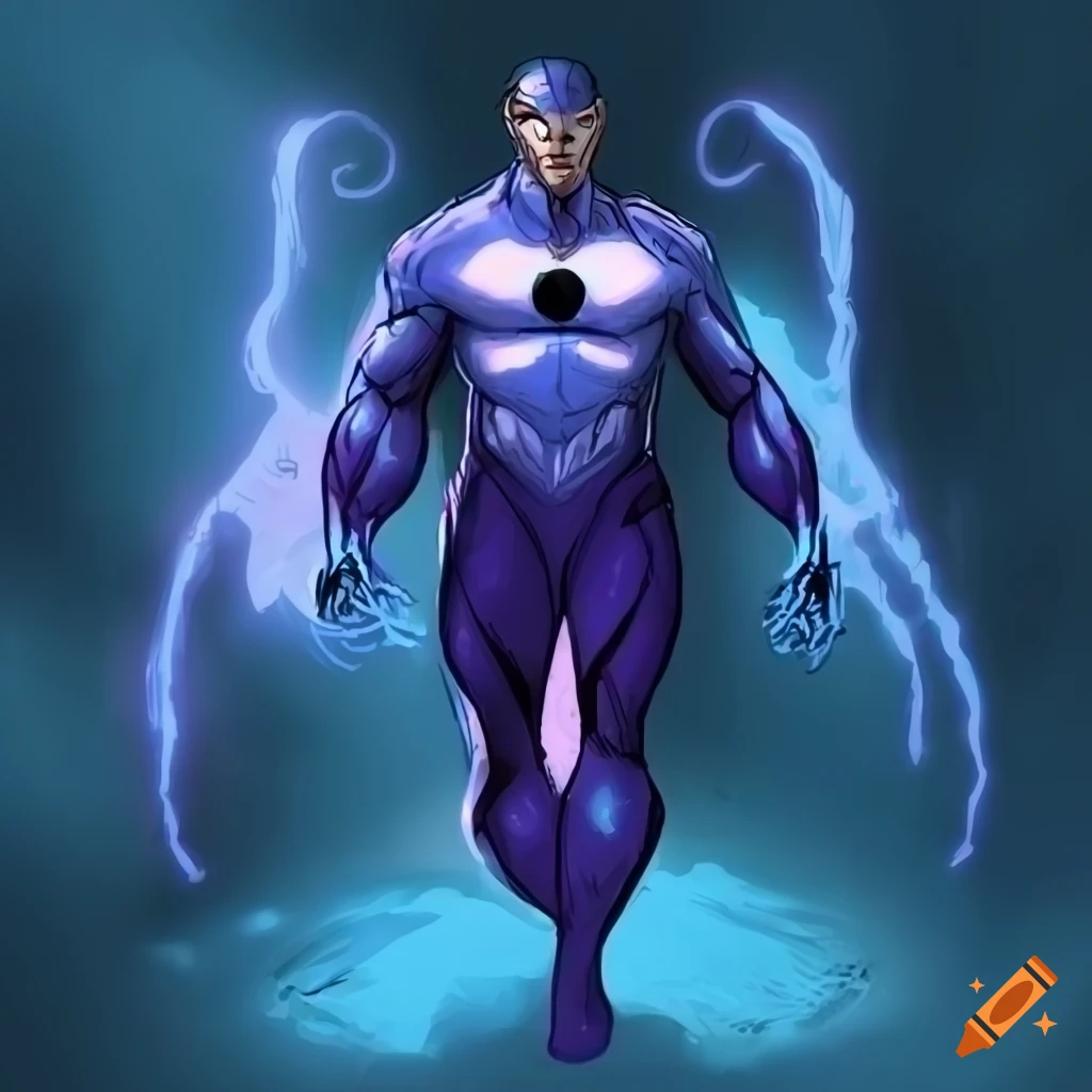 Greg capulo-style captain atom redesign on Craiyon