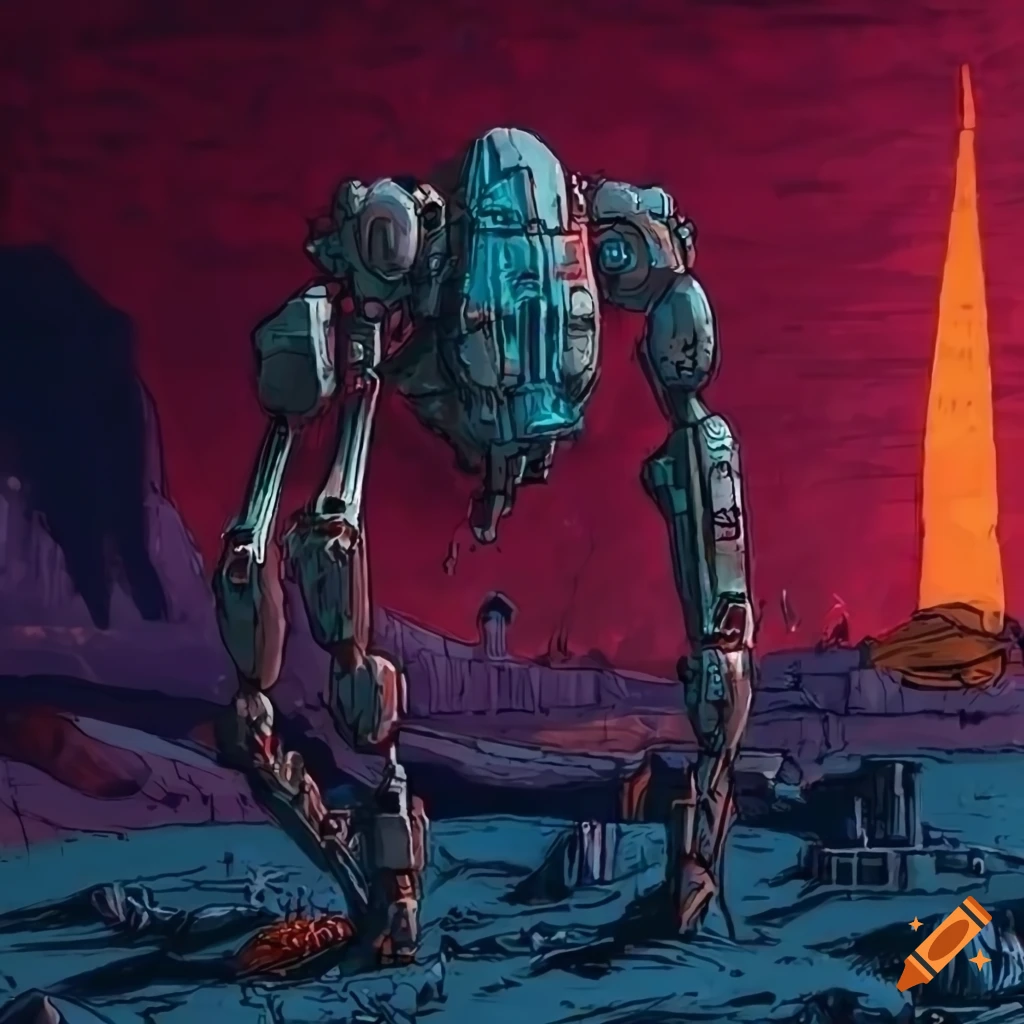 Ultra sharp moebius space mech artwork on Craiyon