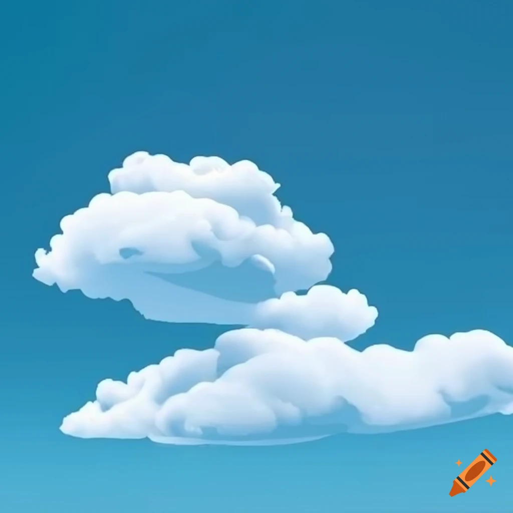 Seamless pattern of clouds on Craiyon