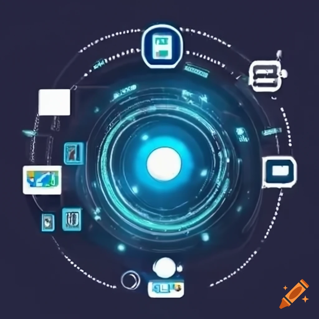 Digital integration concept on Craiyon