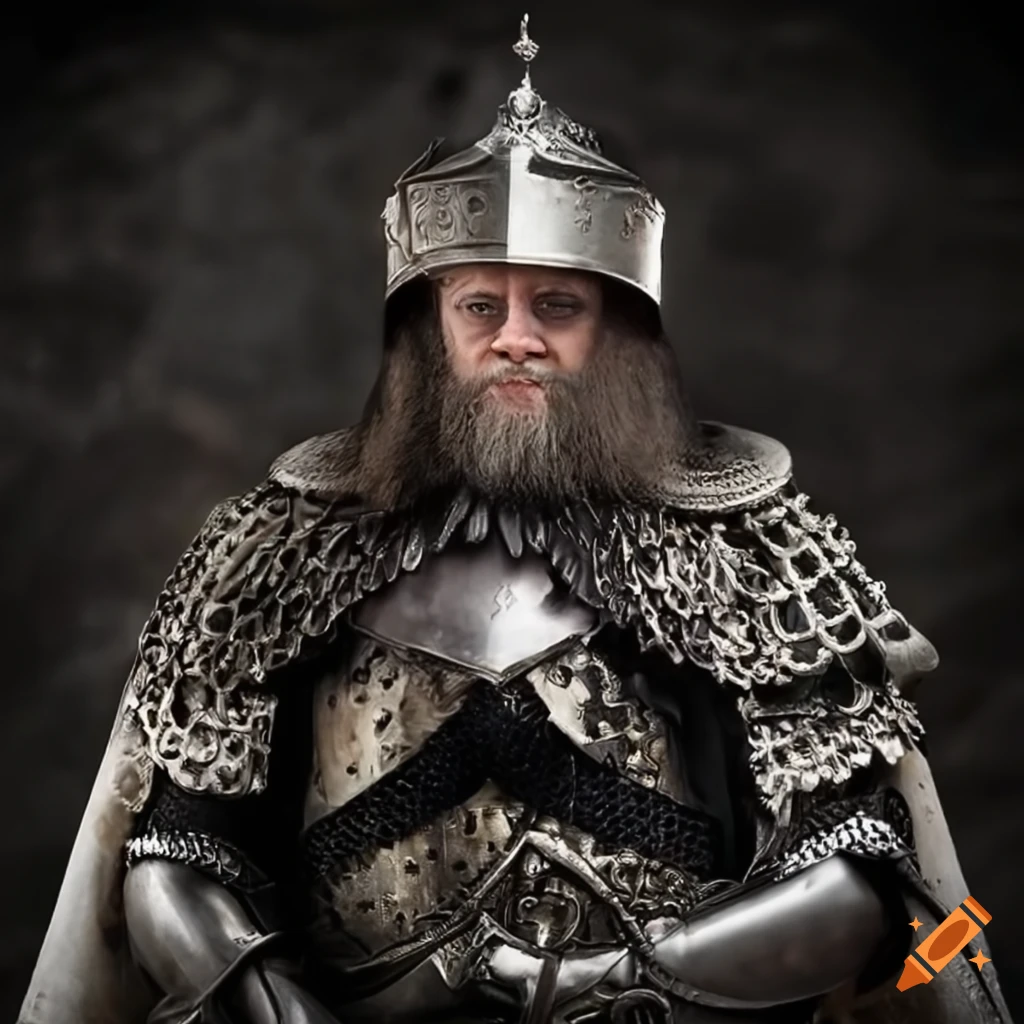 Image of a royal knight on Craiyon