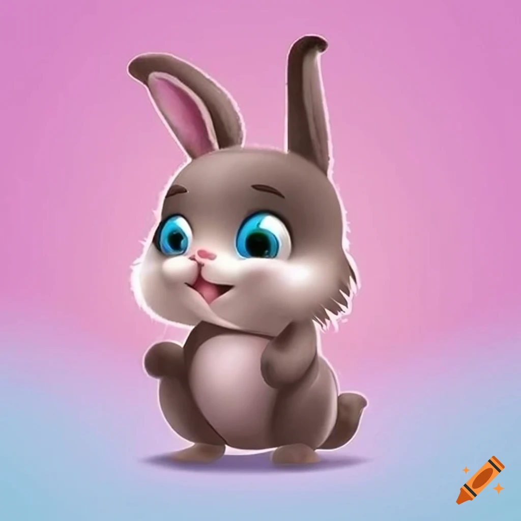 Child-friendly rabbit character for children's storybook on Craiyon