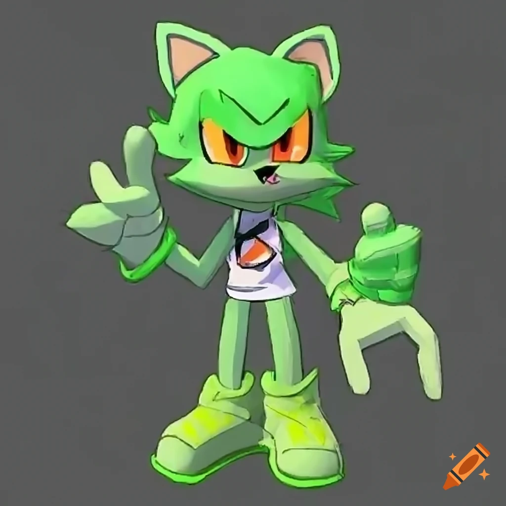 Artwork of neon katt from rwby in friday night funkin'