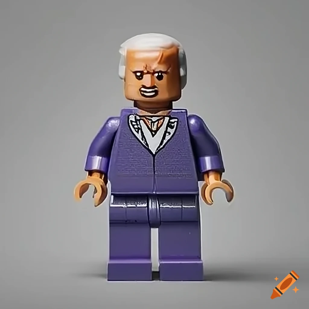 Lego minifigure of Joe Biden on Craiyon