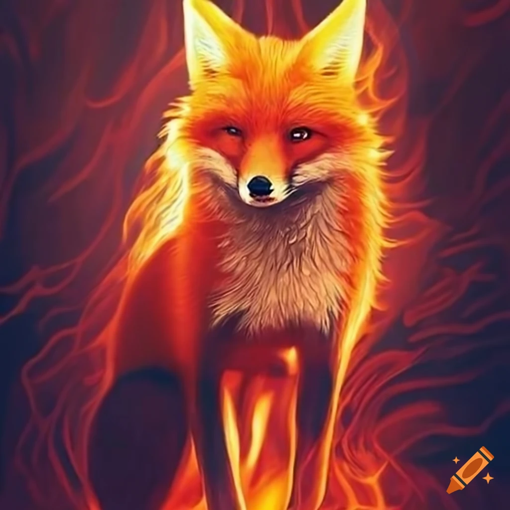 Fire fox on Craiyon