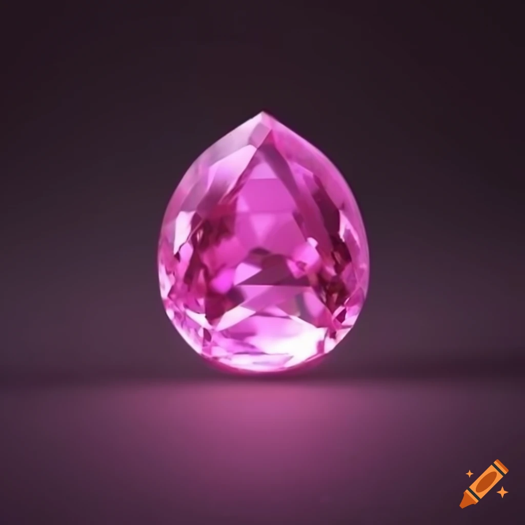 Pink fantasy gemstone on Craiyon