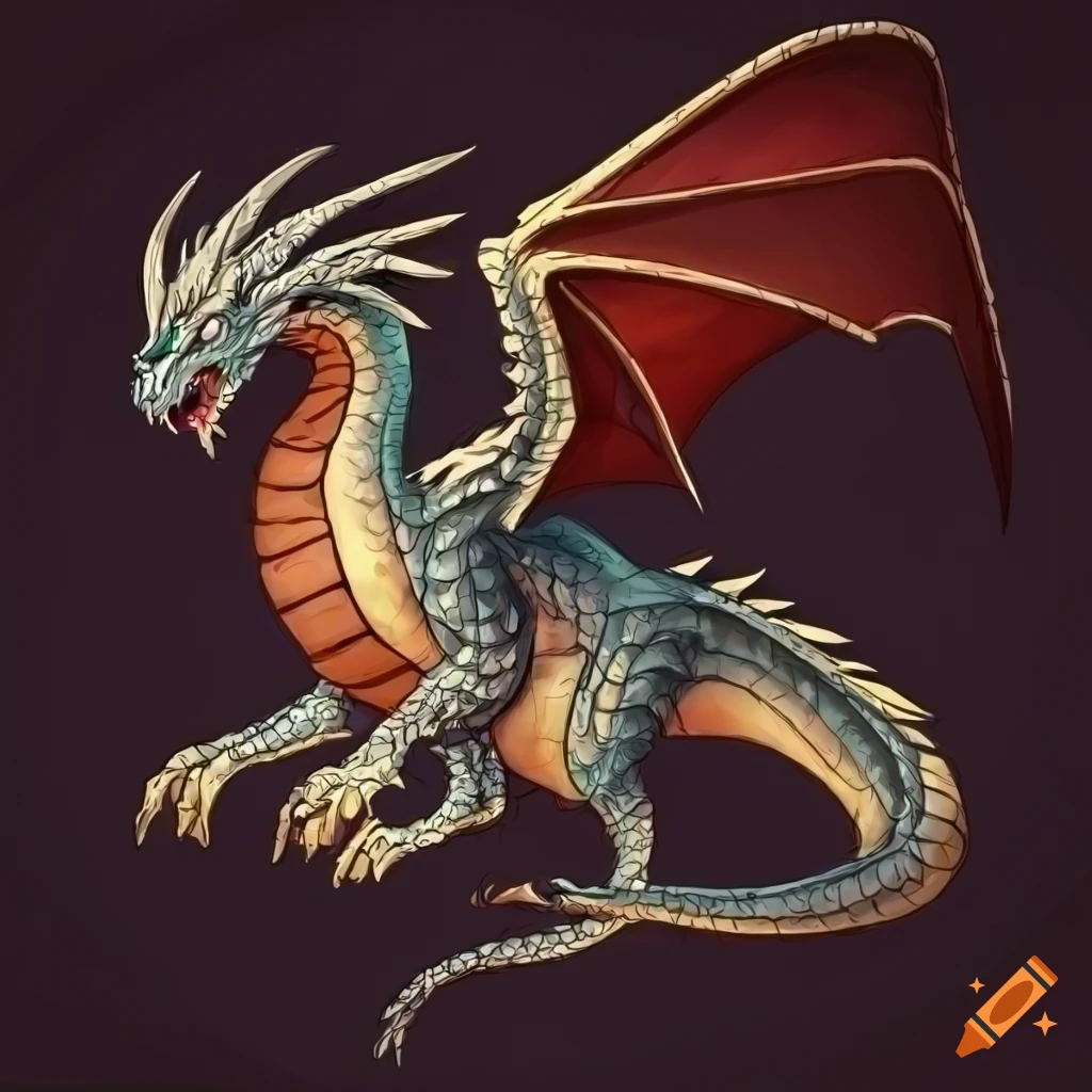 European Dragon Painting