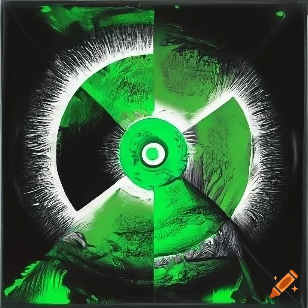 Abstract art in the style of kmfdm album cover on Craiyon