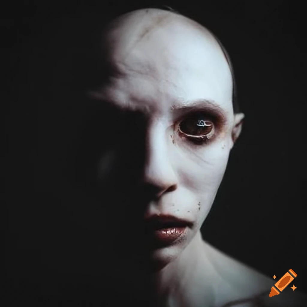 Intense and angry face expression on Craiyon