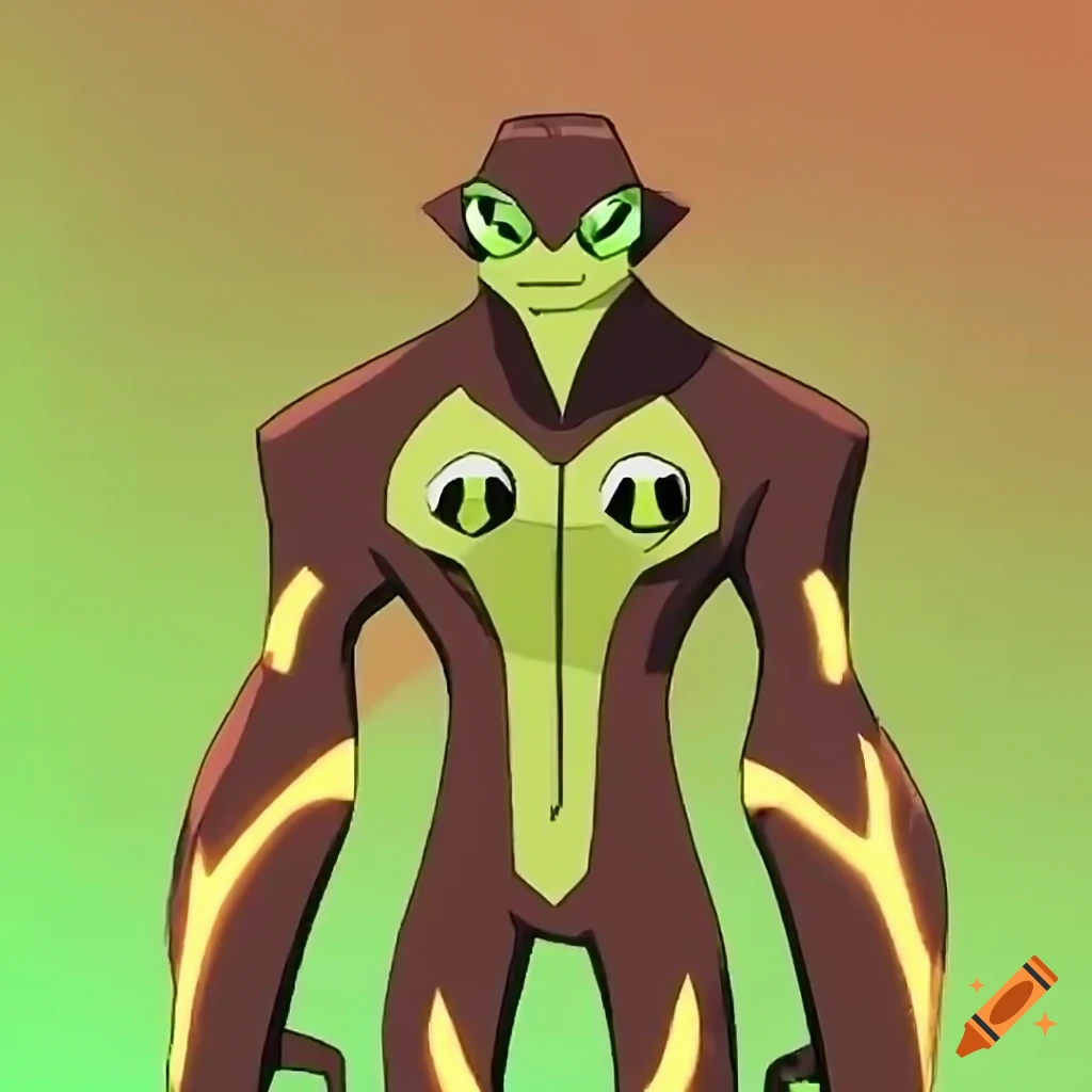 Art style of a fiery yellow alien with transparent body on Craiyon