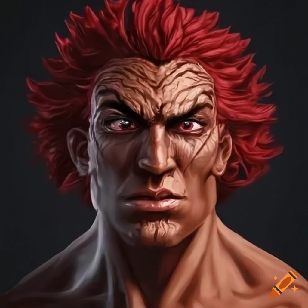 Photorealistic fantasy art of hanma yujiro on Craiyon