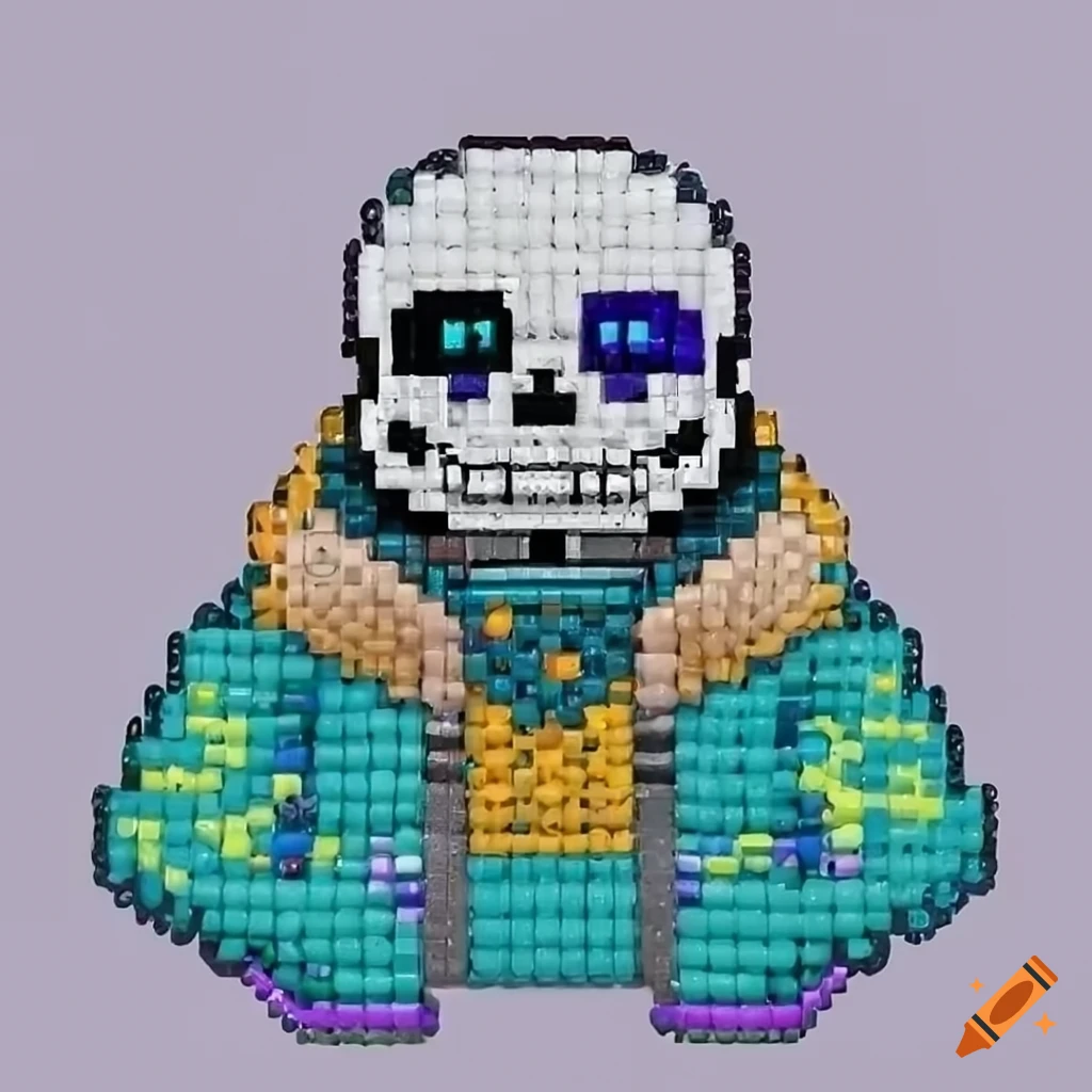 Vibrant digital illustration of sans kandi on Craiyon