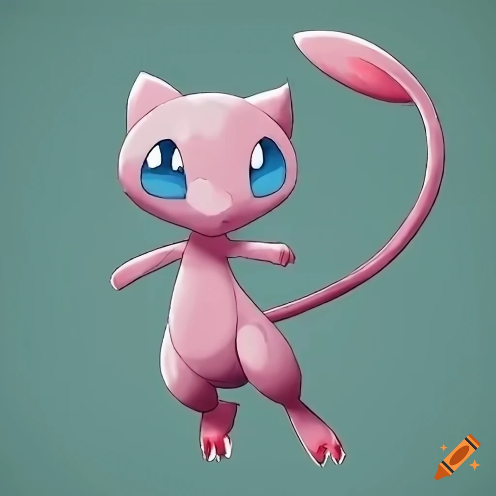 Flying mew pokemon on Craiyon