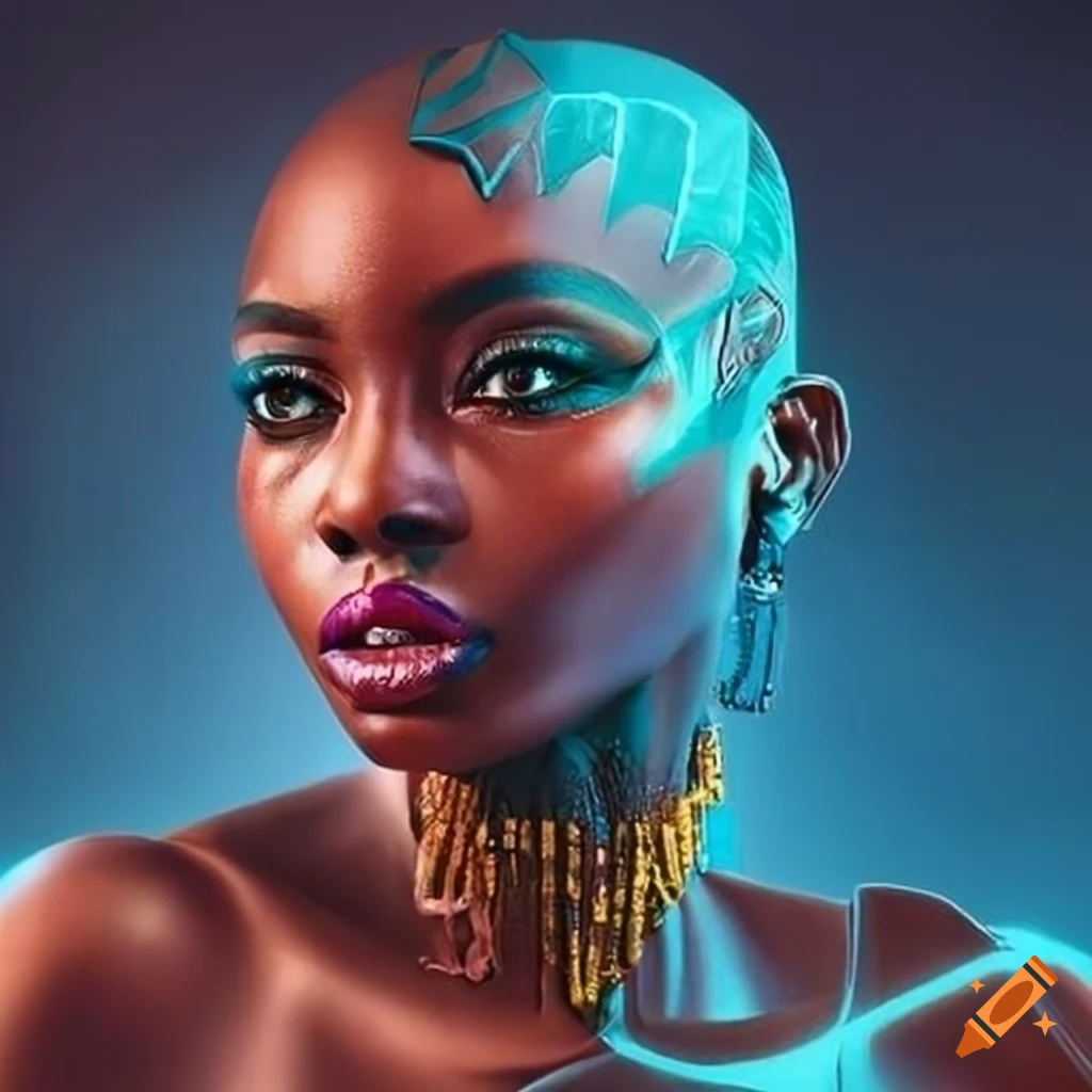 Strong and empowering images of afrocentric women on Craiyon