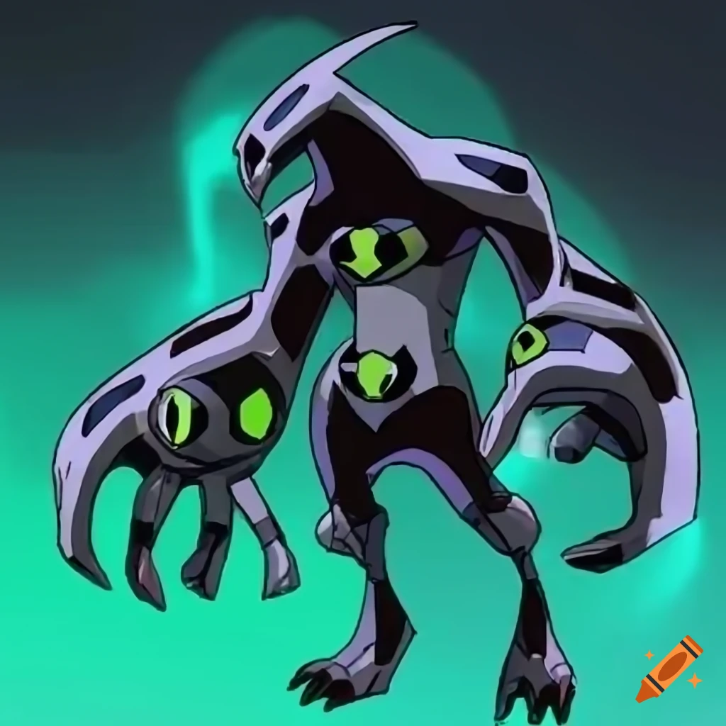 Art style of a magnetic-based alien on Craiyon