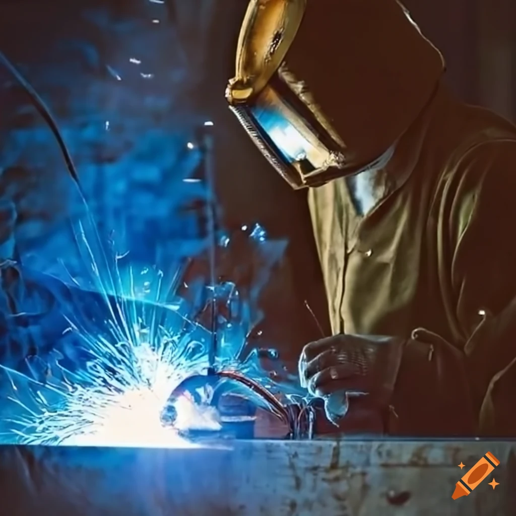 Welding images created on Craiyon