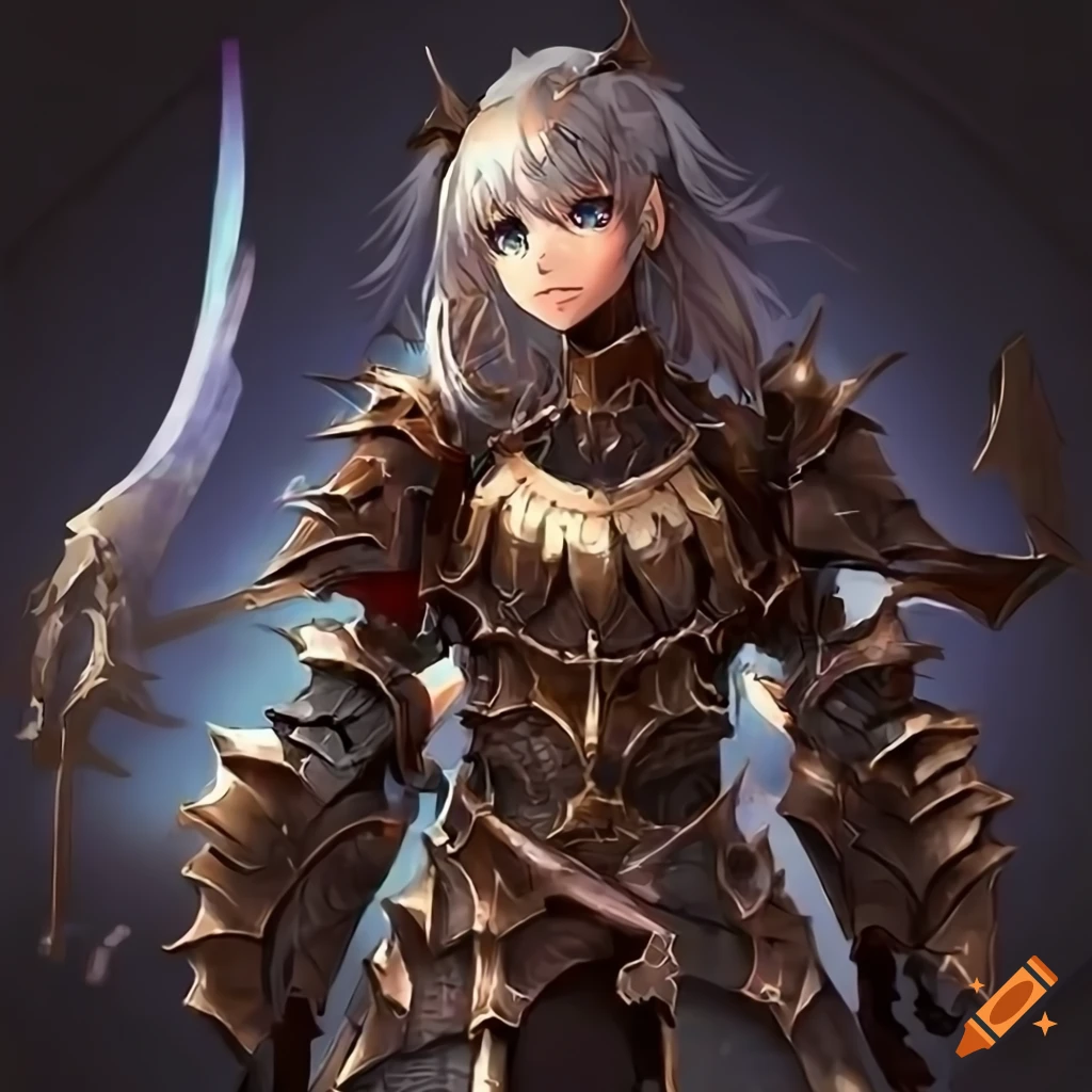 Anime car in armor on Craiyon