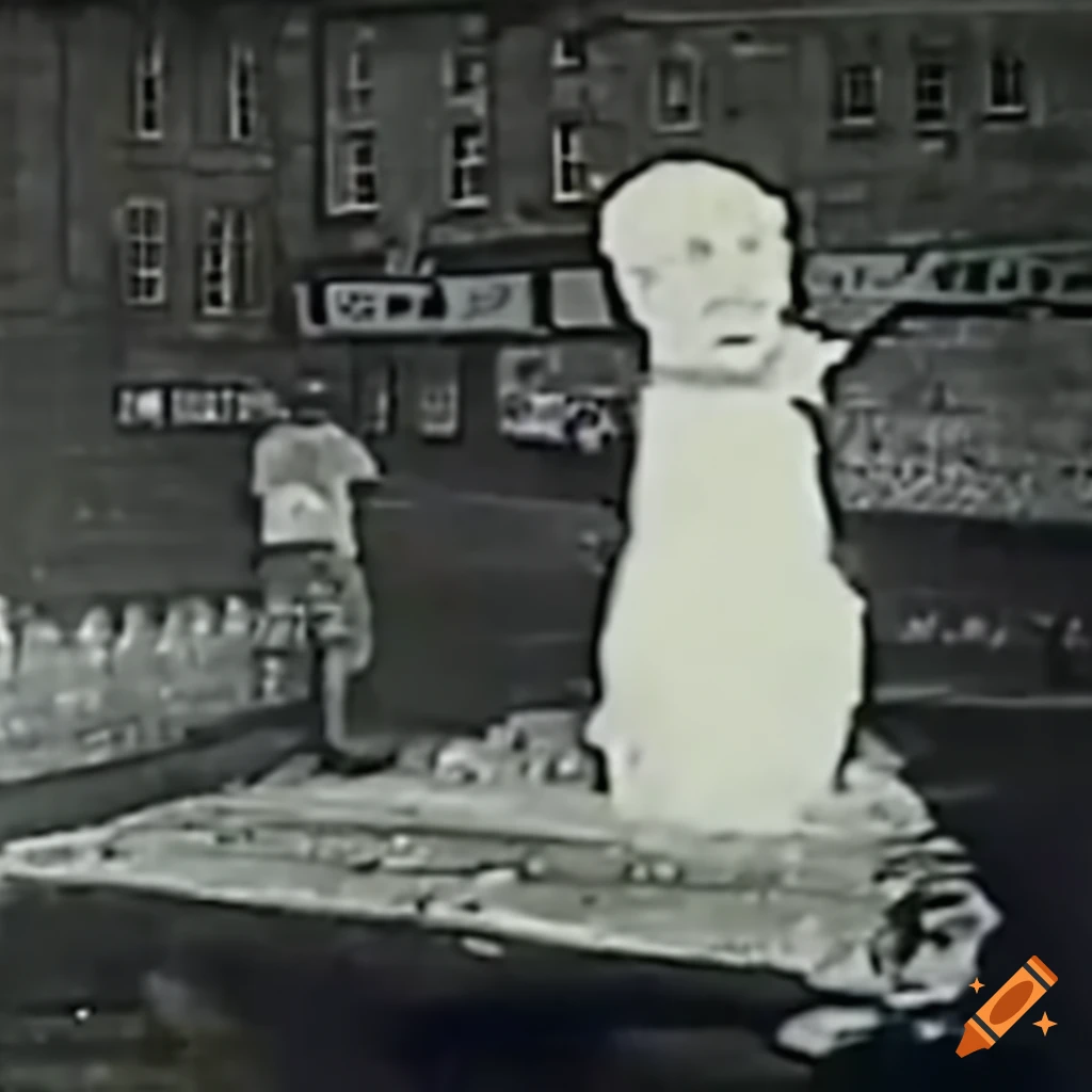 Creepy found footage of a homunculus in edinburgh, scotland on Craiyon