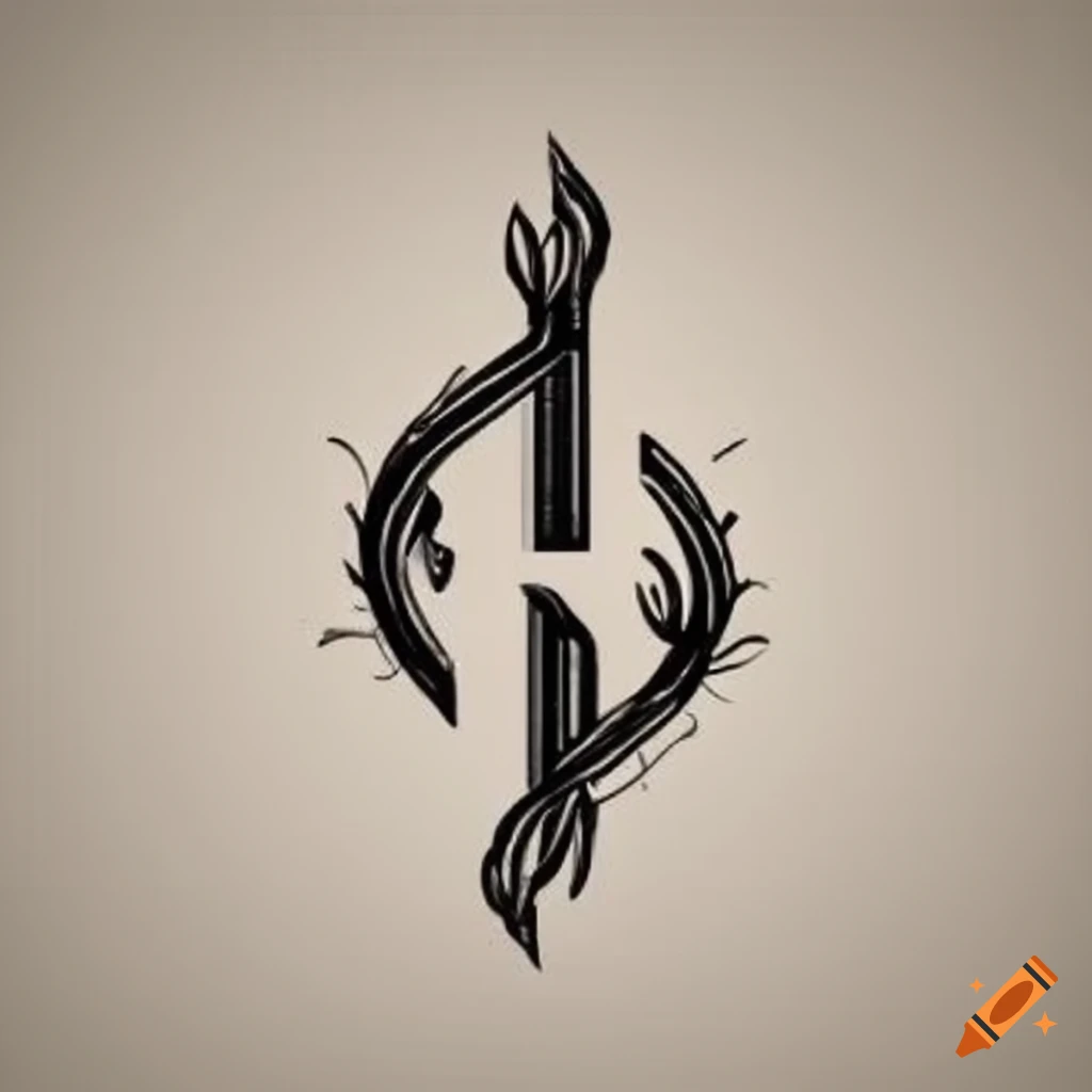 D17 monogram logo design on Craiyon