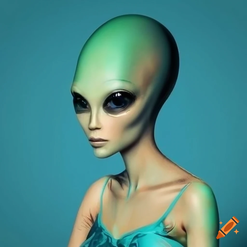 Beautiful alien creature on Craiyon