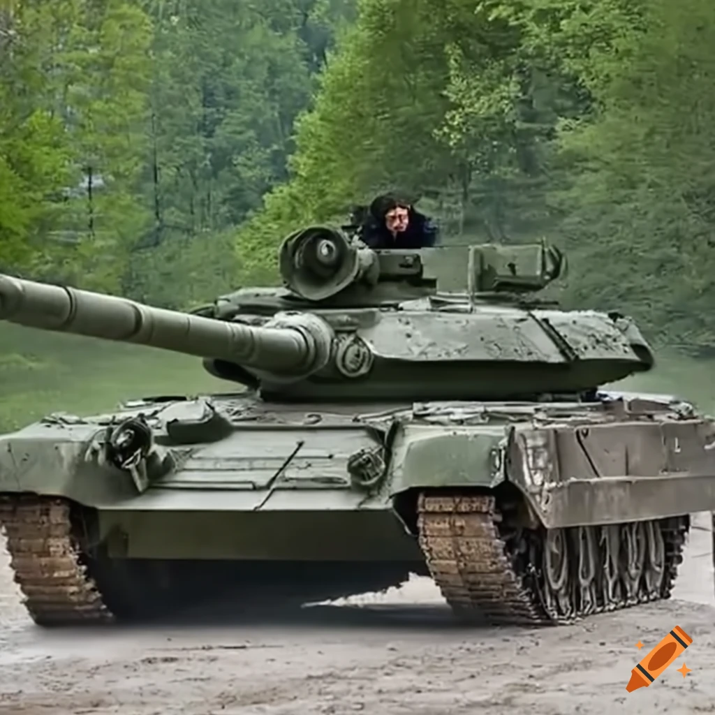 Bosnian t-72 tank on Craiyon