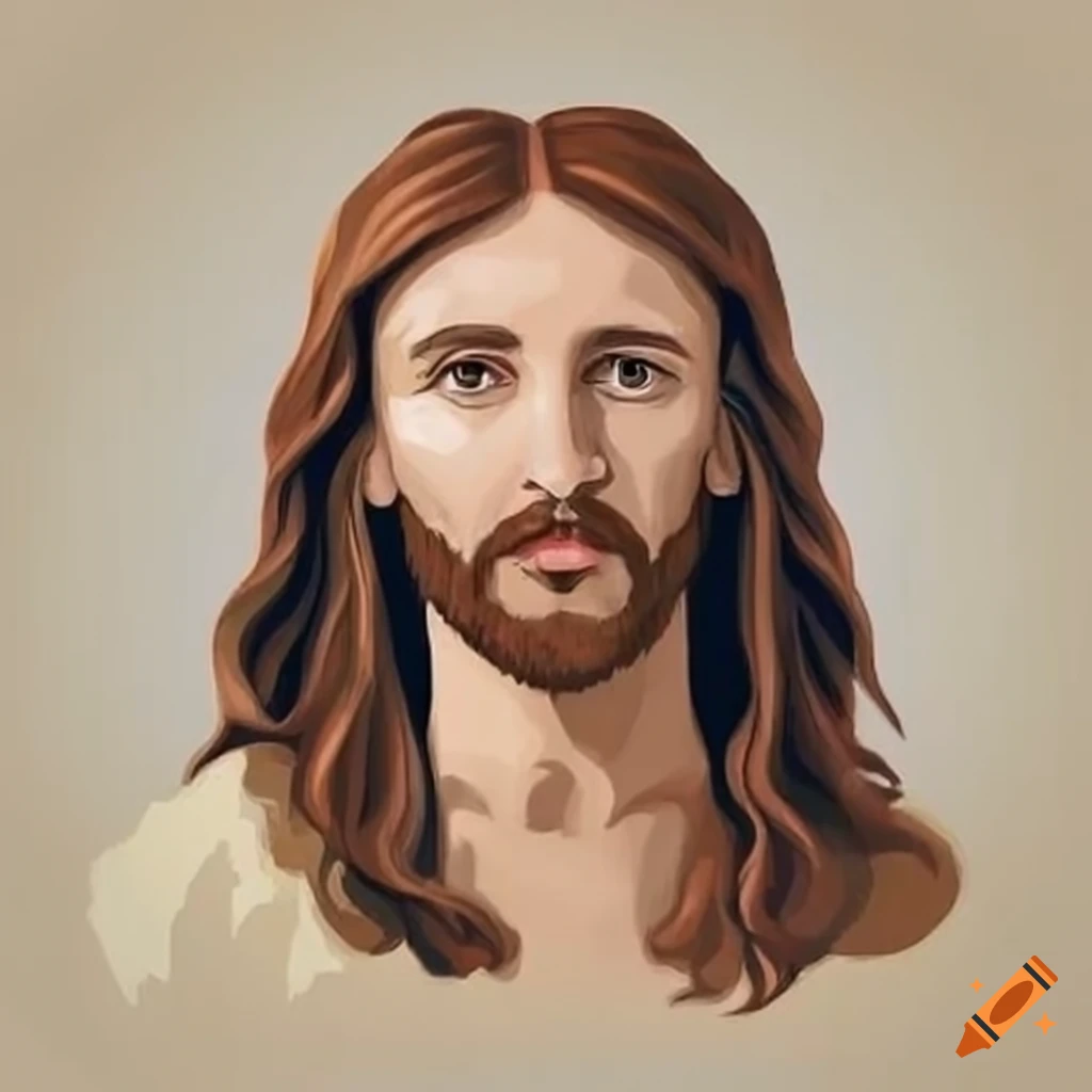 Depiction of jesus on Craiyon