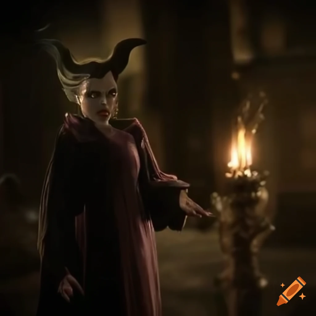 Dark fantasy art of maleficent lovecraft on Craiyon