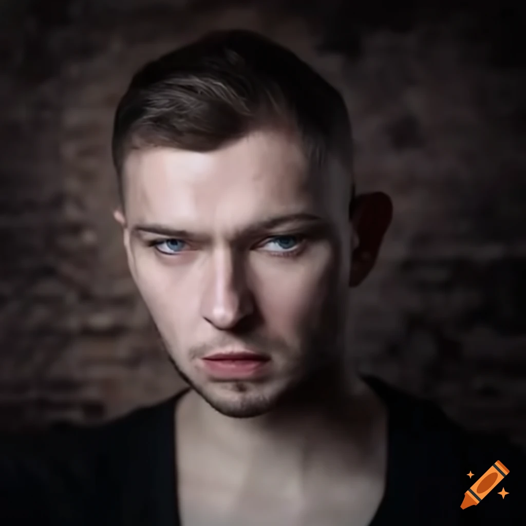 Portrait of a rugged slavic man on Craiyon