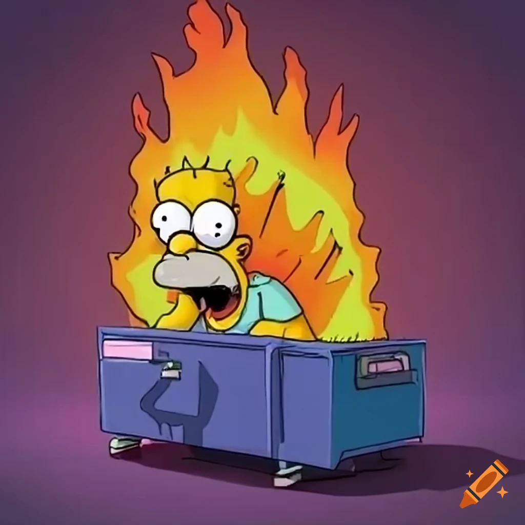 Simpsons images created on Craiyon