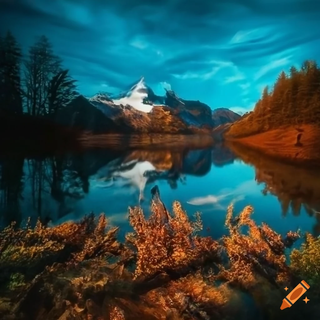 Scenic landscapes collage