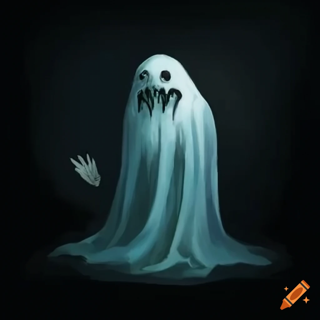 D&d-style angry ghost illustration
