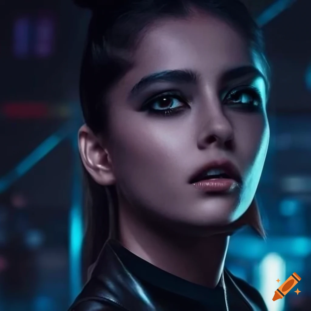 Closeup portrait of a stunning Indian supermodel on Craiyon
