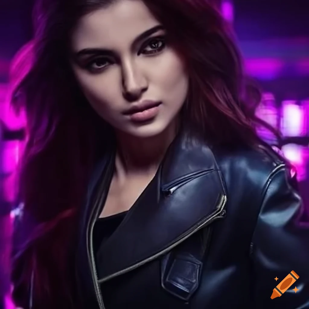 Closeup portrait of a stunning young indian female action heroine on ...