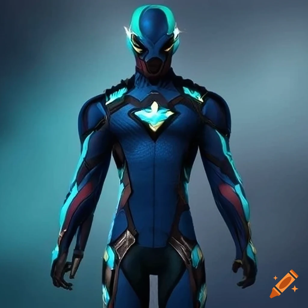 Modernized superhero suit with nanofiber fabric on Craiyon