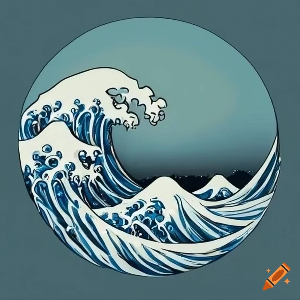 Traditional Japanese Art Wave