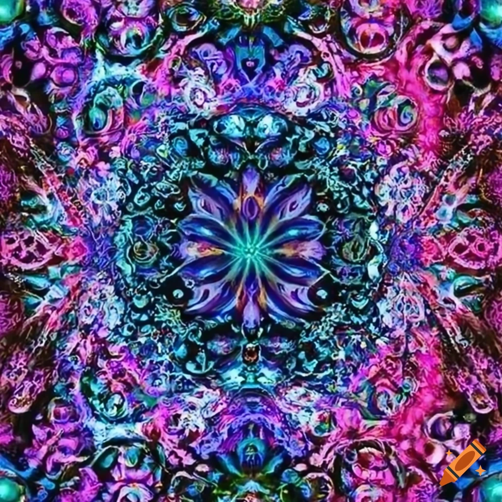 Beautiful and intricate pattern on Craiyon