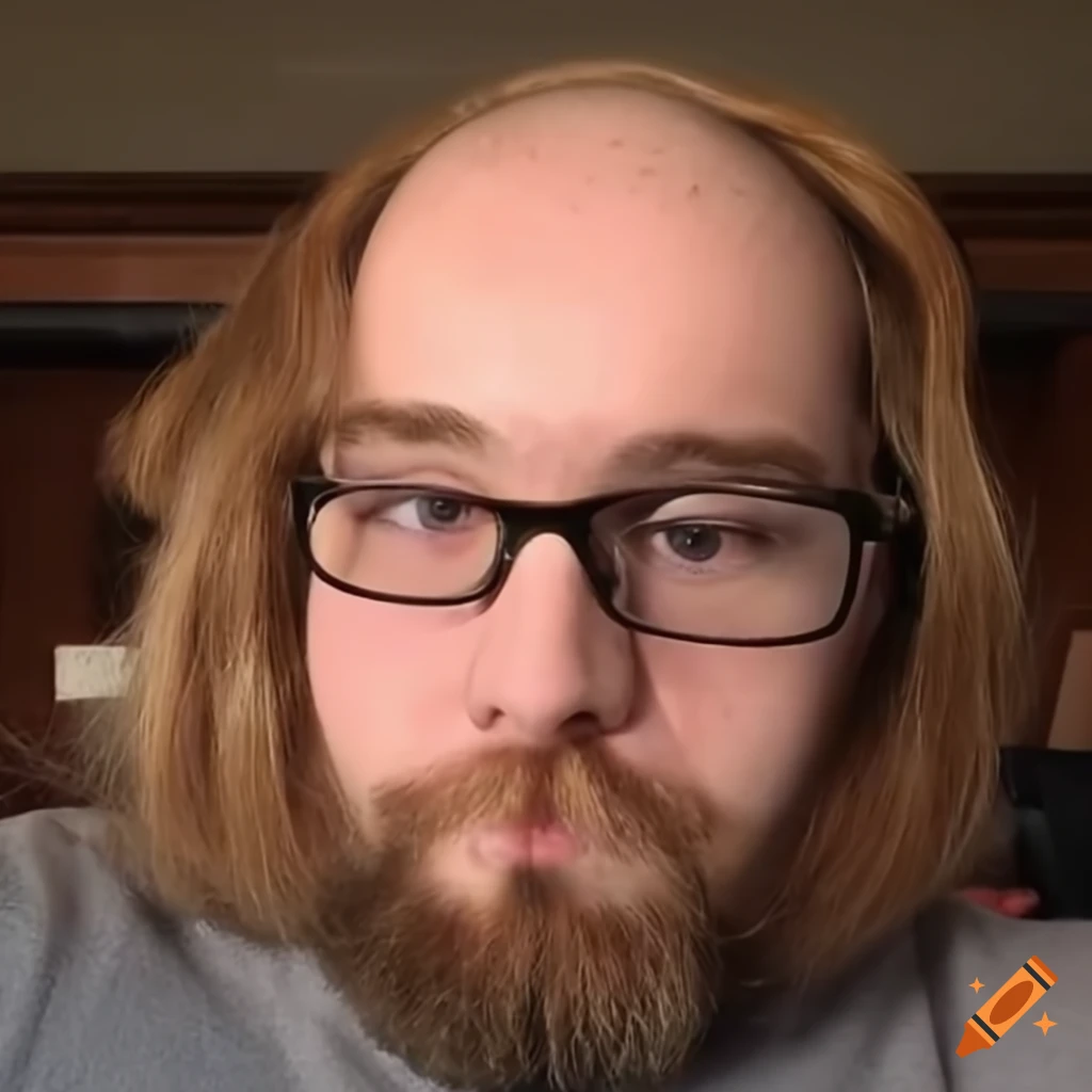 Portrait of a middle-aged twitch streamer