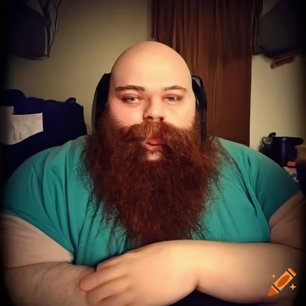 Portrait of a middle-aged twitch streamer on Craiyon