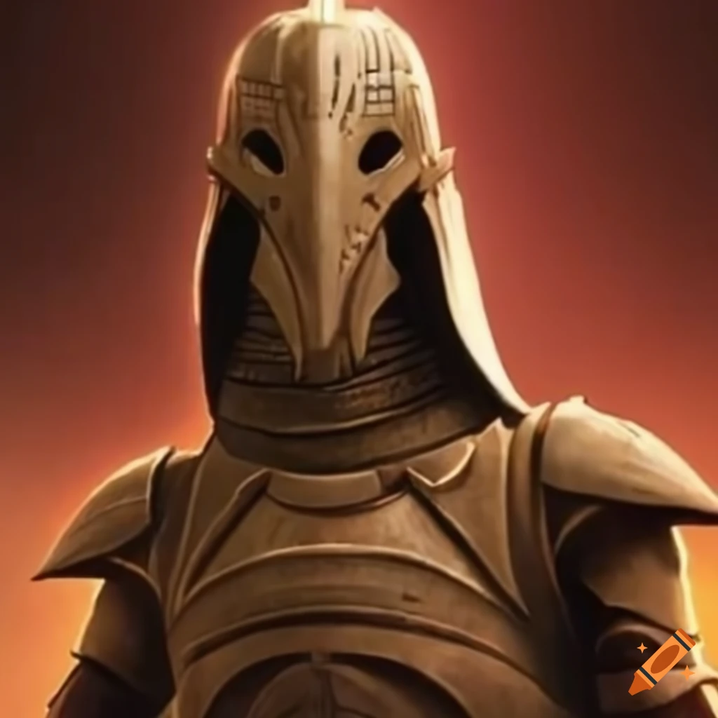 Impressive temple guard from star wars