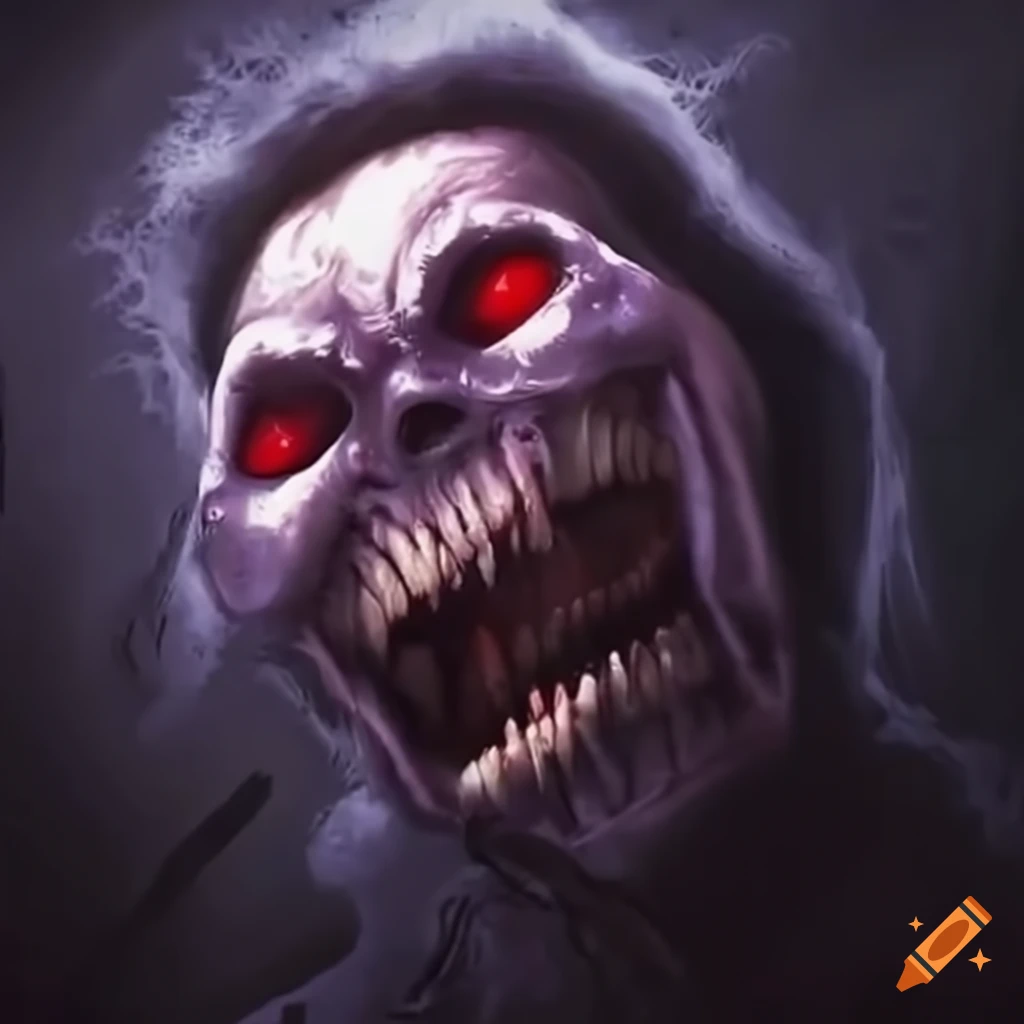 Logo for a scary stories youtube channel on Craiyon