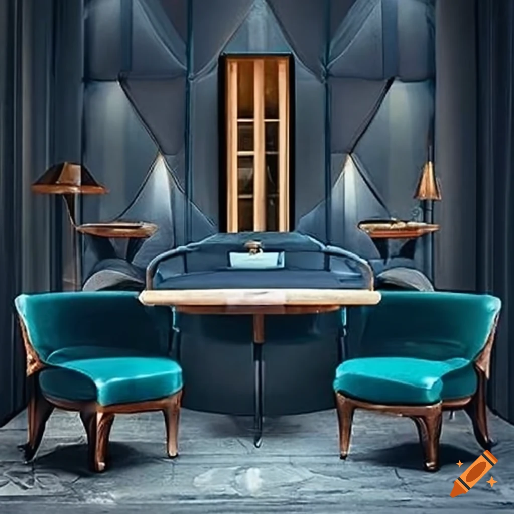 Elegant and modern hotel manager's office on Craiyon