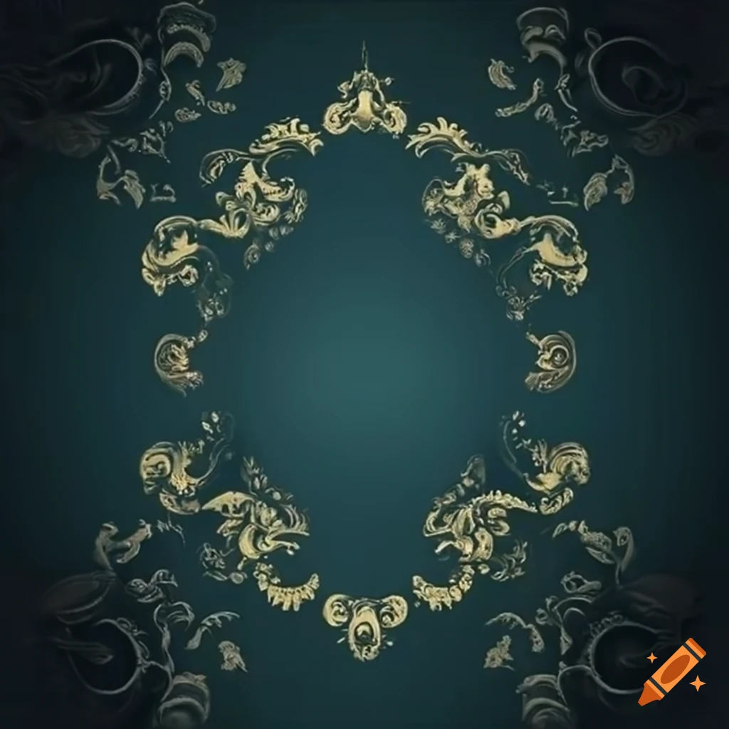 Elegant victorian style background for a presentation on Craiyon