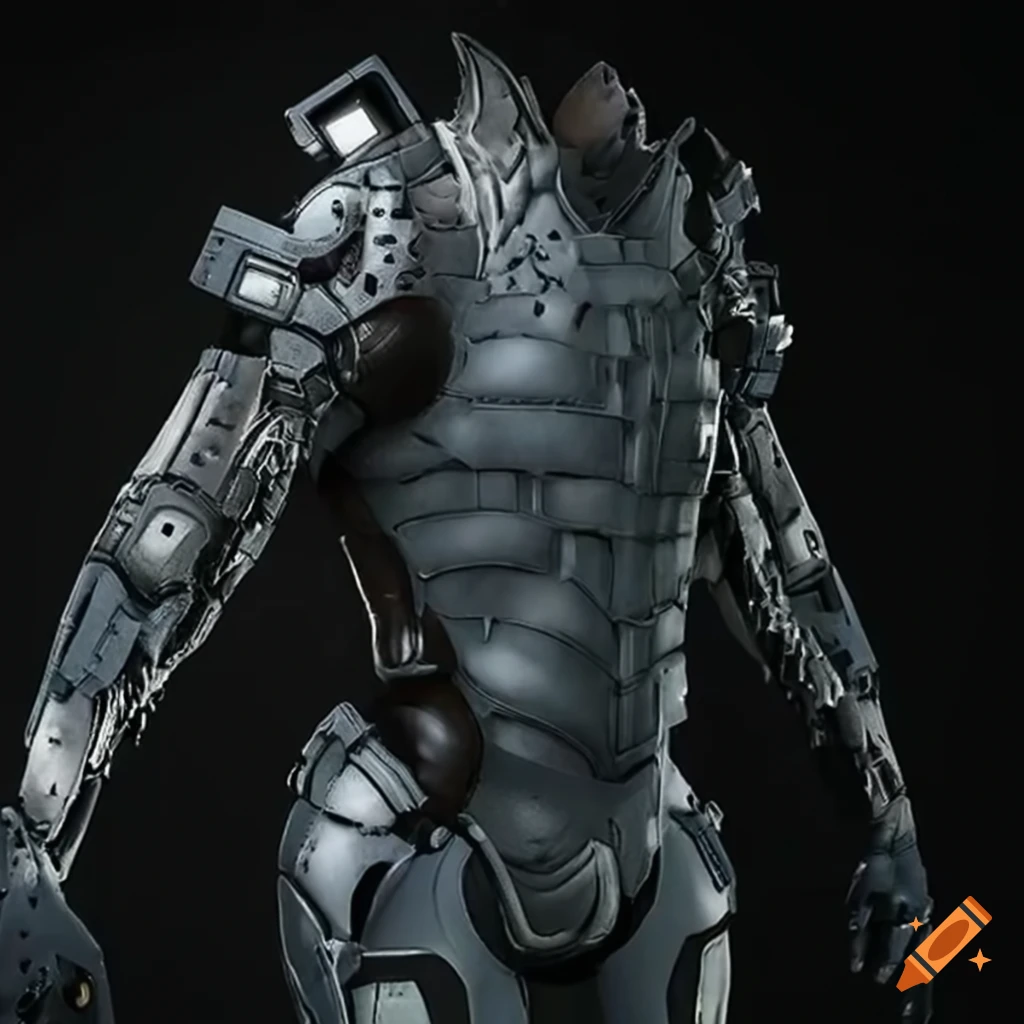 Armor made from monster's exoskeleton on Craiyon