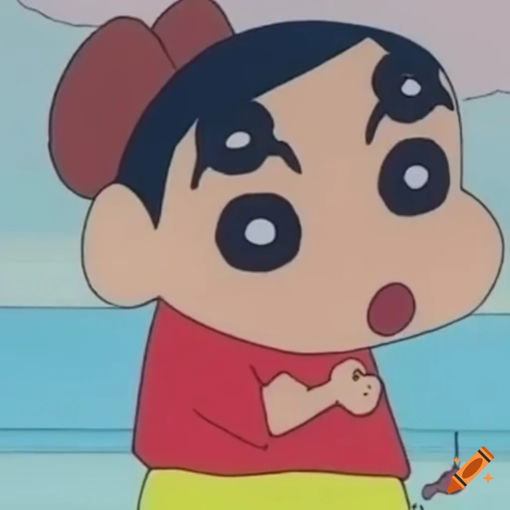 Shin chan cartoon character on Craiyon