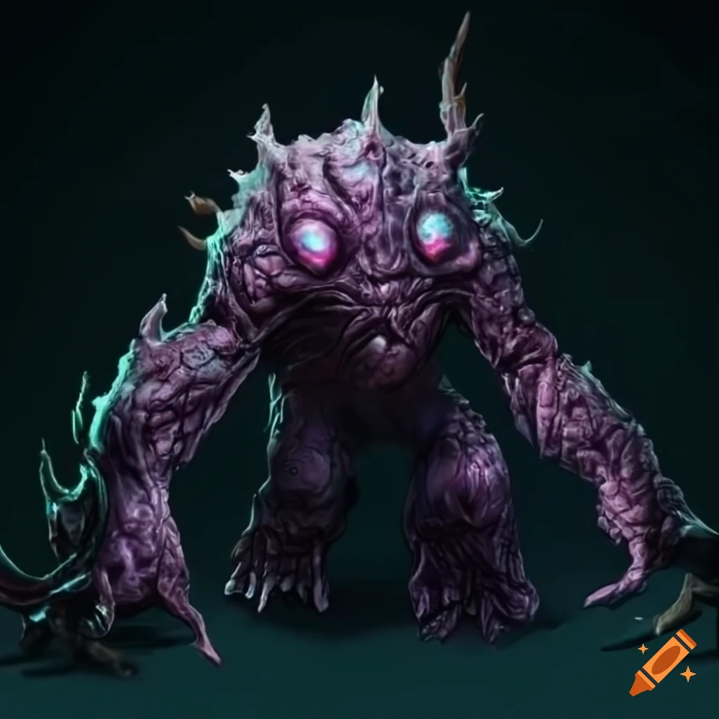 Image of a corrupted earth elemental with an insectoid appearance on ...