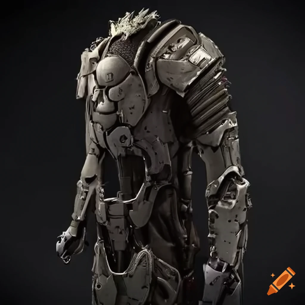 Armor made from monster's exoskeleton on Craiyon