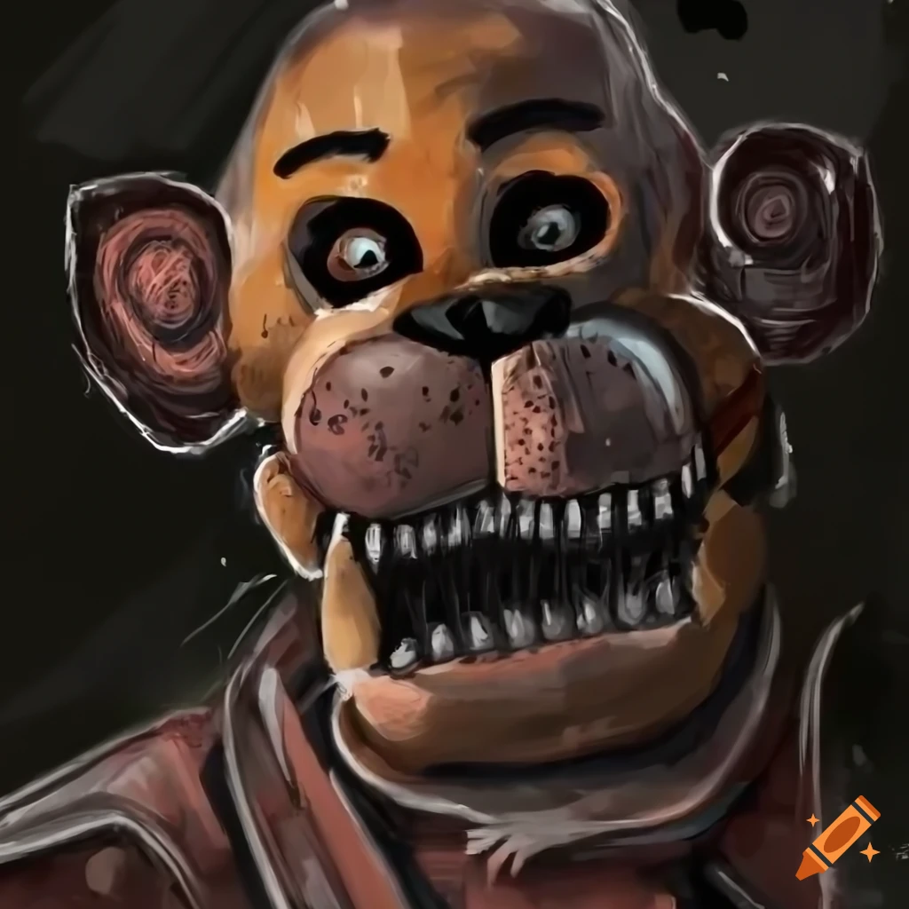 Freddy Fazbear Fan Art In Disco Elysium Style On Craiyon