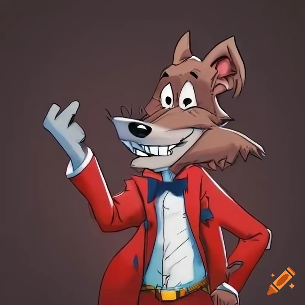 Tex Avery Wolf Cartoon Character