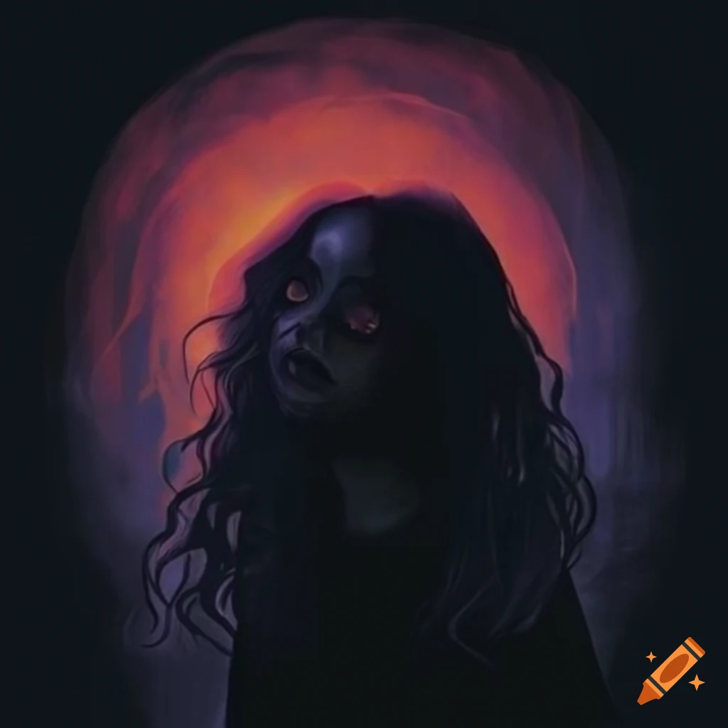 Haunting and captivating design for a t-shirt on Craiyon